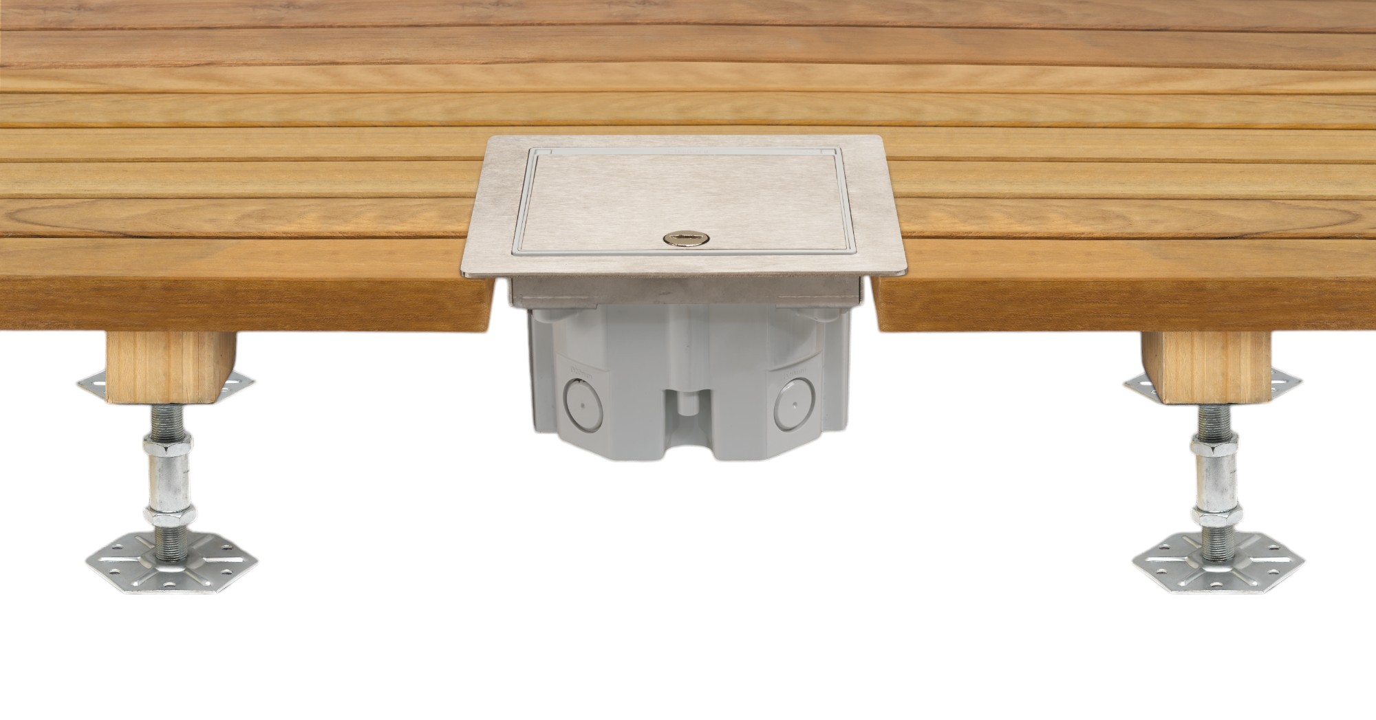 KGT100RF/74 – Single gang raised floor back box – Black – SimonBox UK